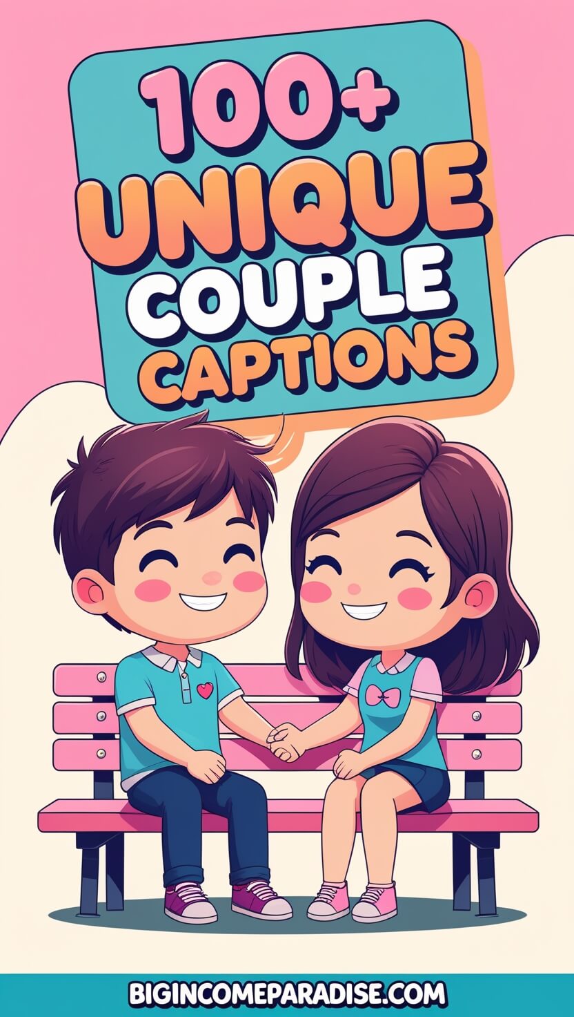 100+ Unique Couple Captions To Share Your Love Story
