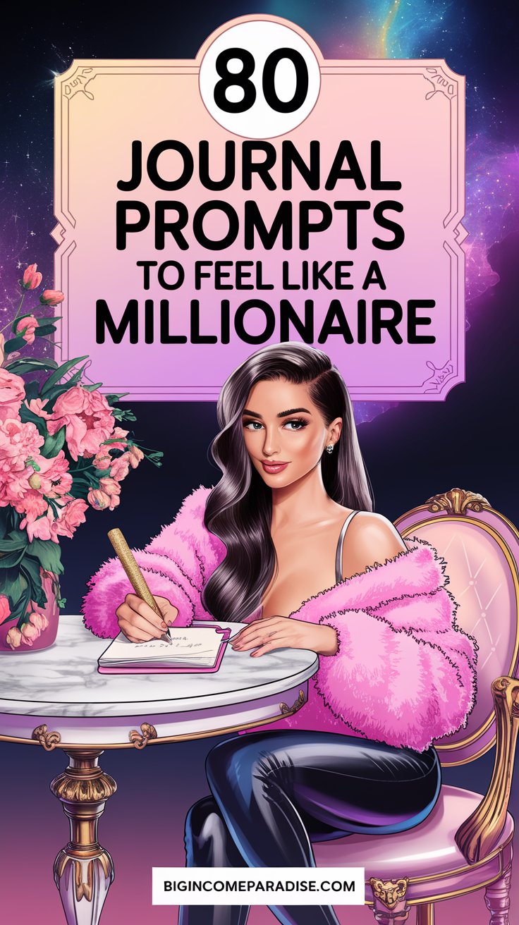 80 Simple Journal Prompts That Will Make You Feel Like A Millionaire