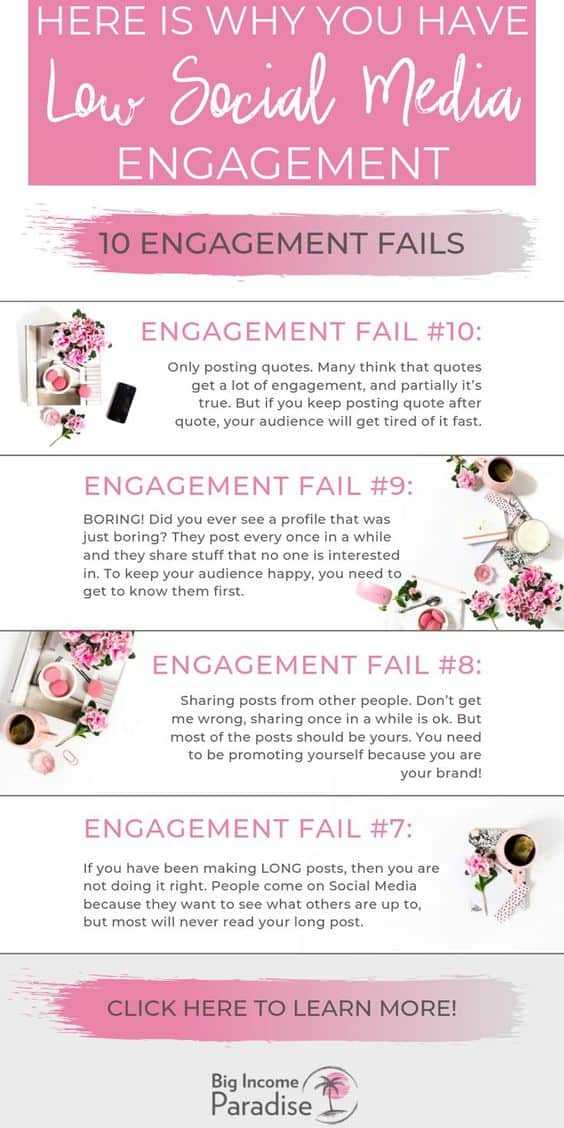 10 Reasons Why You're Failing To Get Social Media Engagement