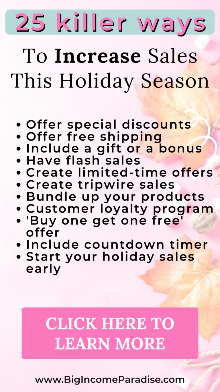 How To Effortlessly Increase Holiday Sales (25 Clever Ways)