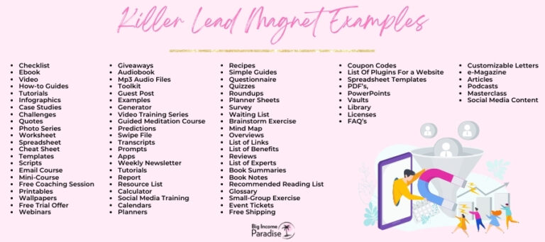 The Ultimate List Of 81 Killer Lead Magnet Examples