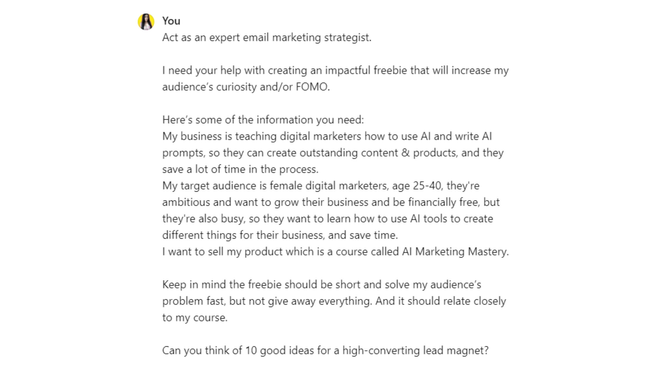 How To Write AI Prompts In 4 Simple Steps