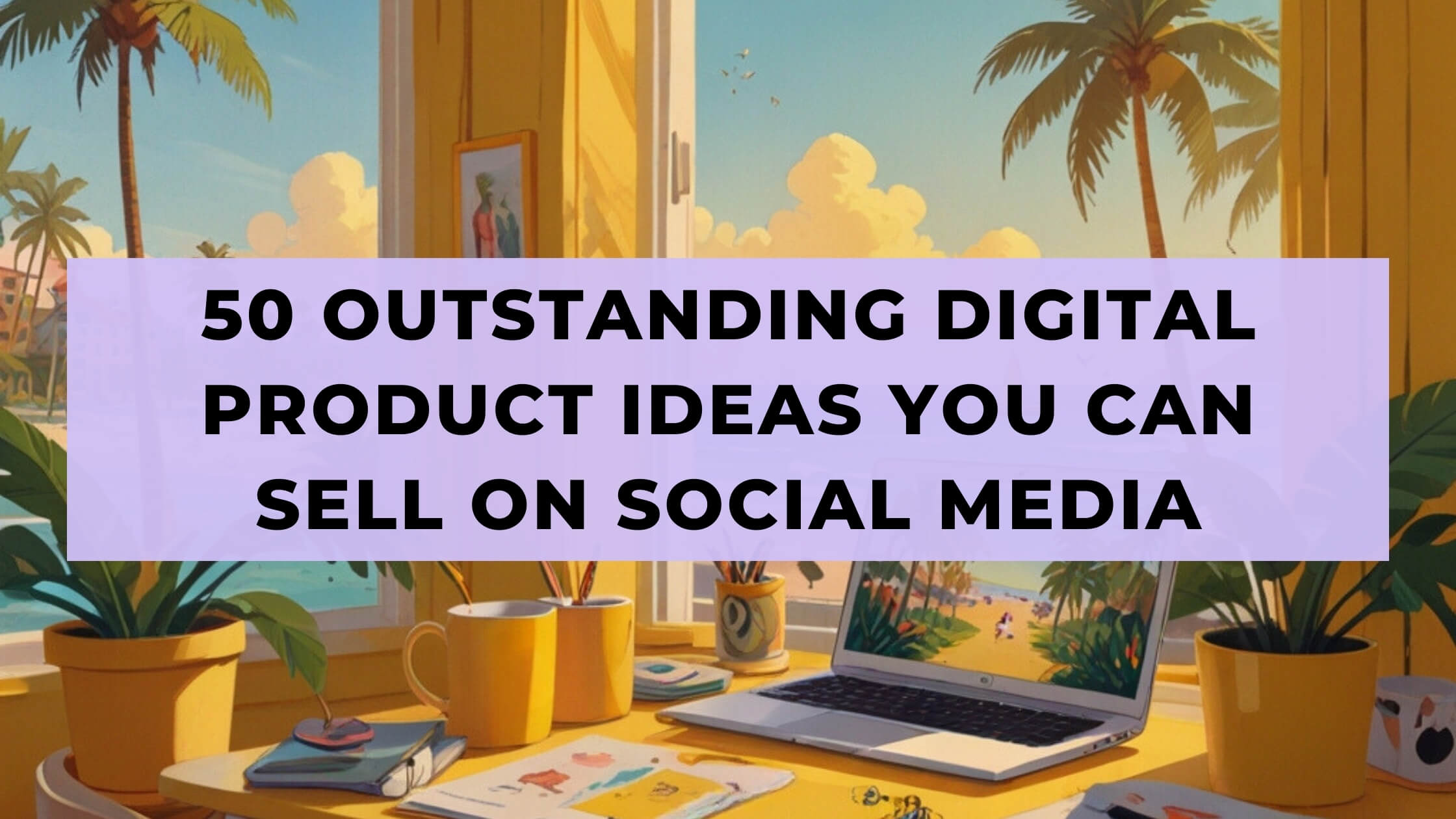 50 Digital Product Ideas You Can Sell On Social Media