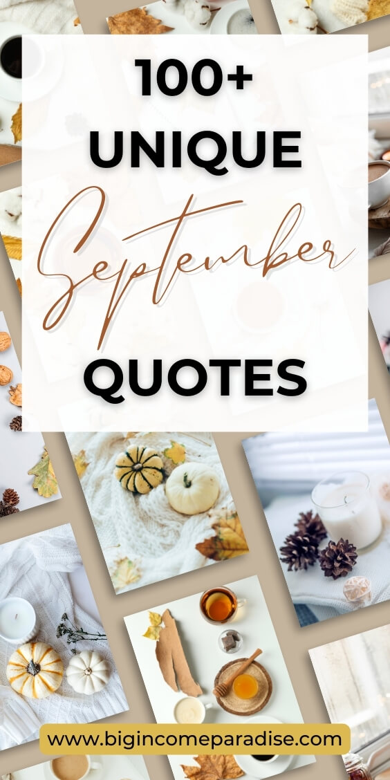 100+ Unique September Quotes To Empower Your Digital Business