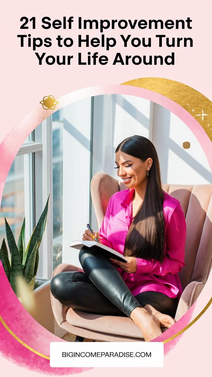 21 Self-Improvement Tips To Help You Turn Your Life Around