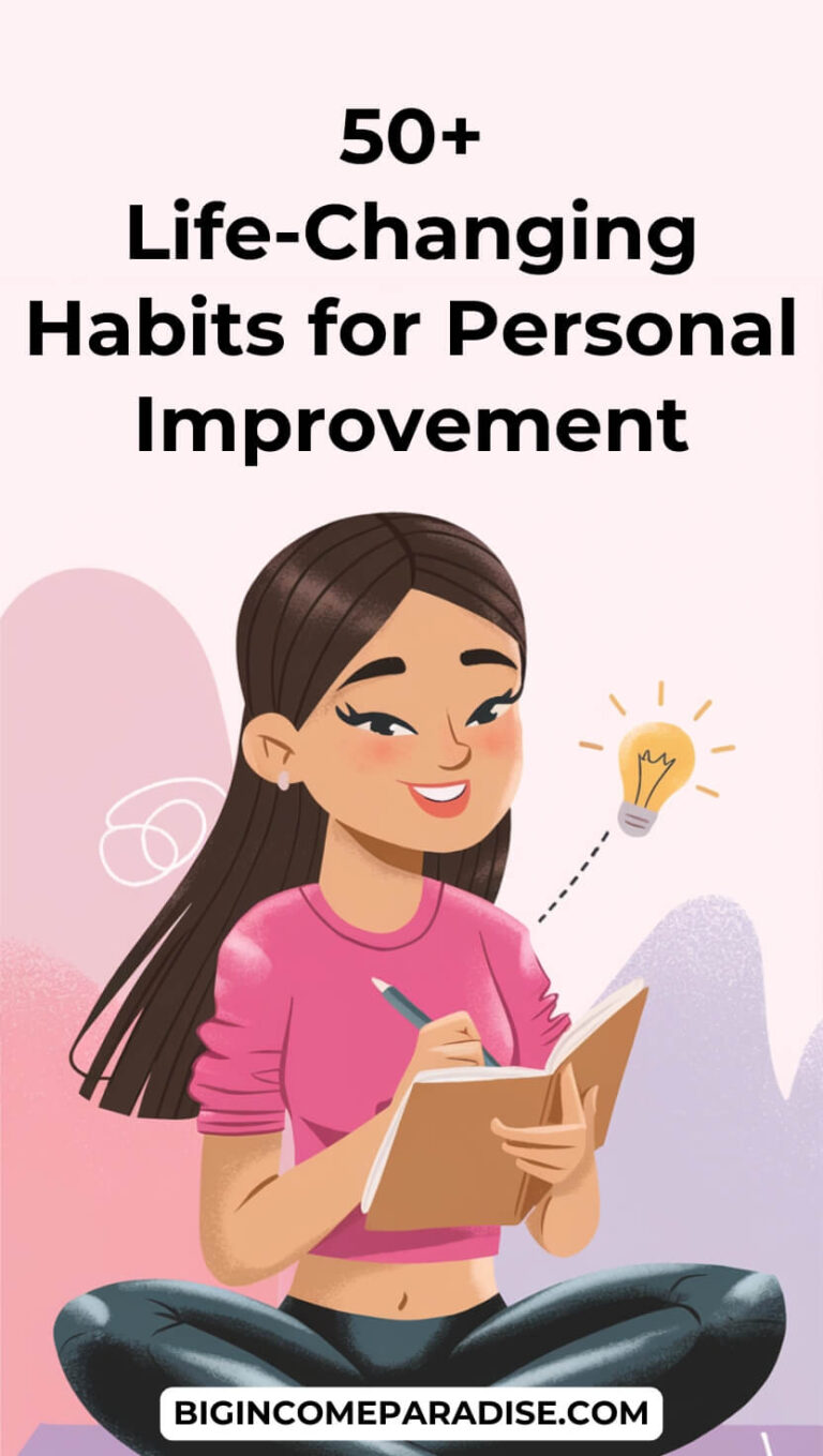 50+ Life-Changing Habits For Personal Improvement