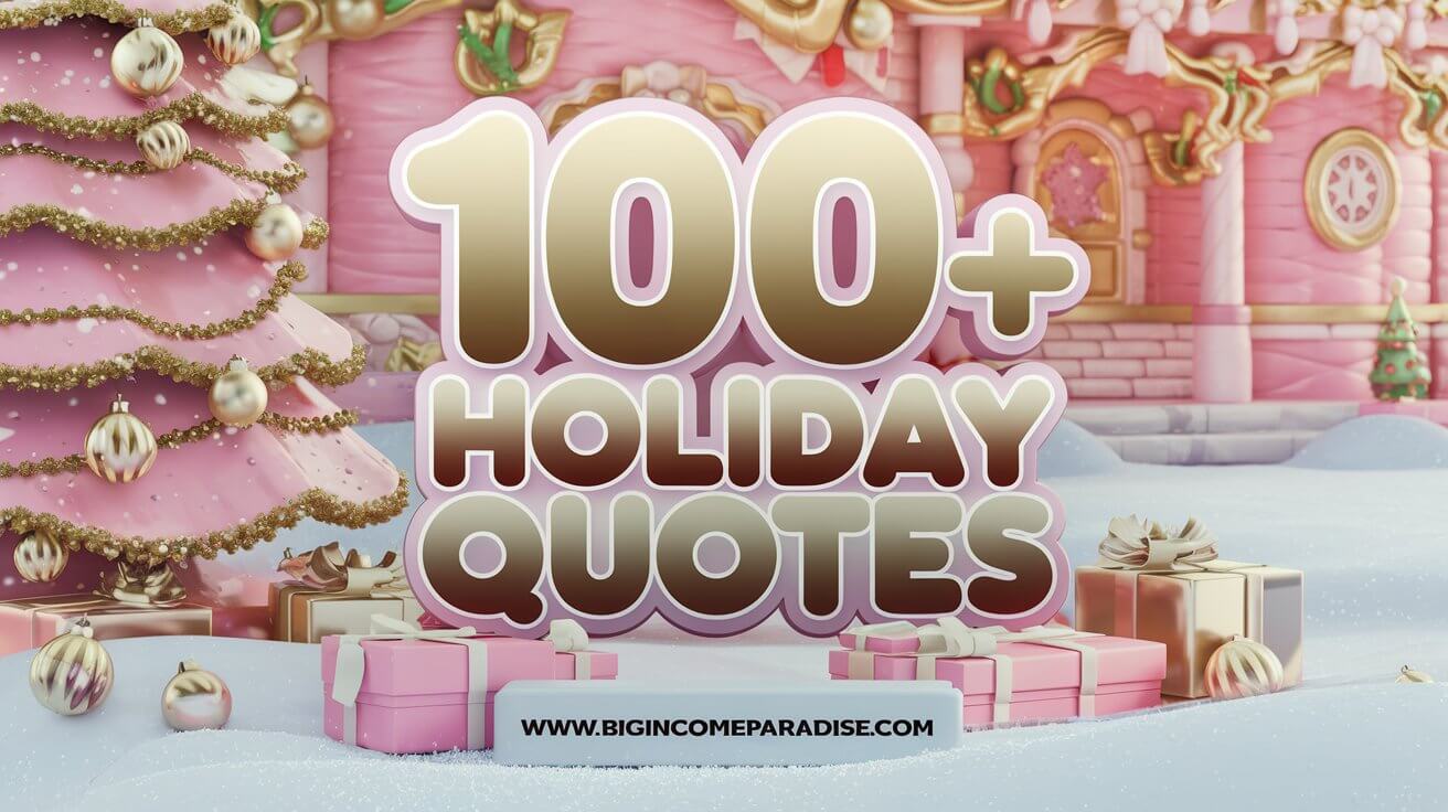 100+ Holiday Quotes To Celebrate The Season In Style | Big Income Paradise