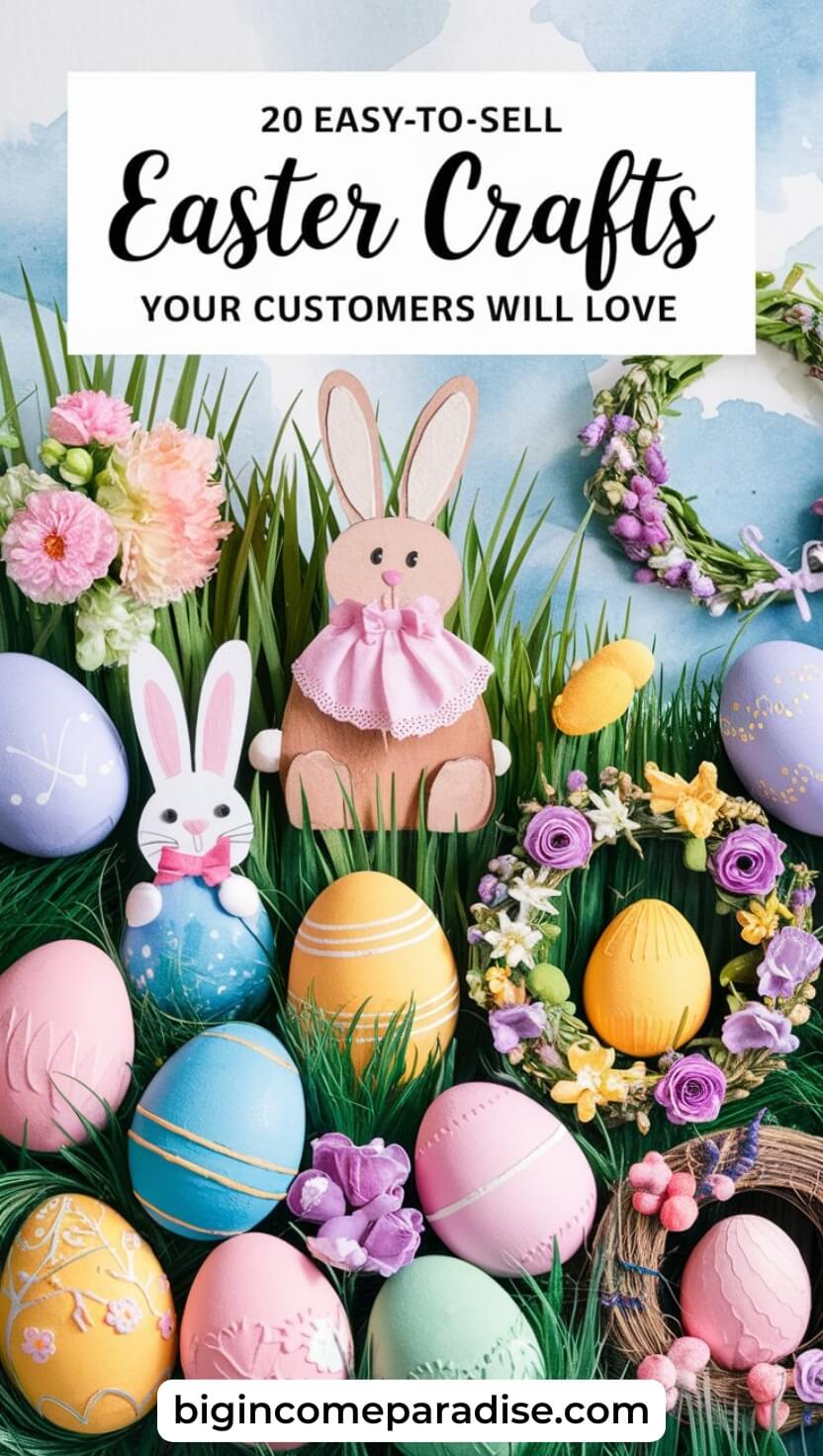 20 Stunning Easter Crafts To Sell That Customers Will Love