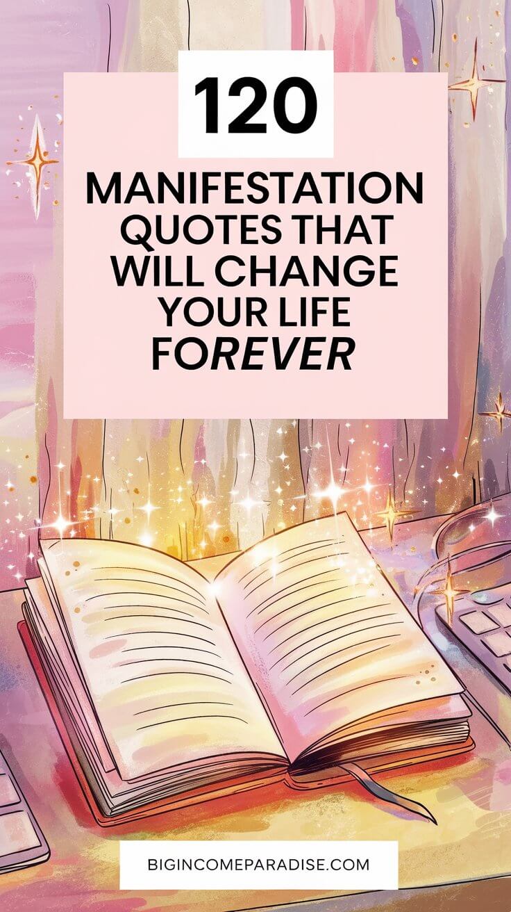 120 Manifestation Quotes That Will Change Your Life Forever