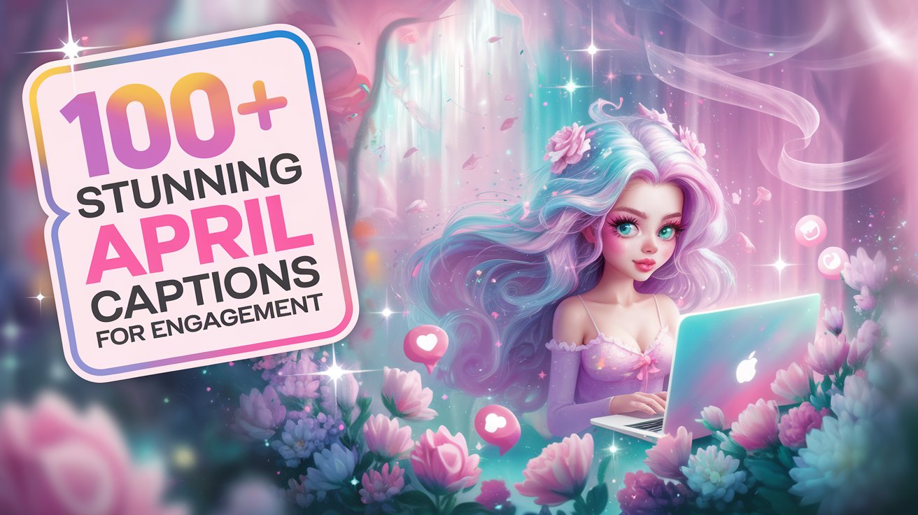 100+ Stunning April Captions To Boost Your Engagement