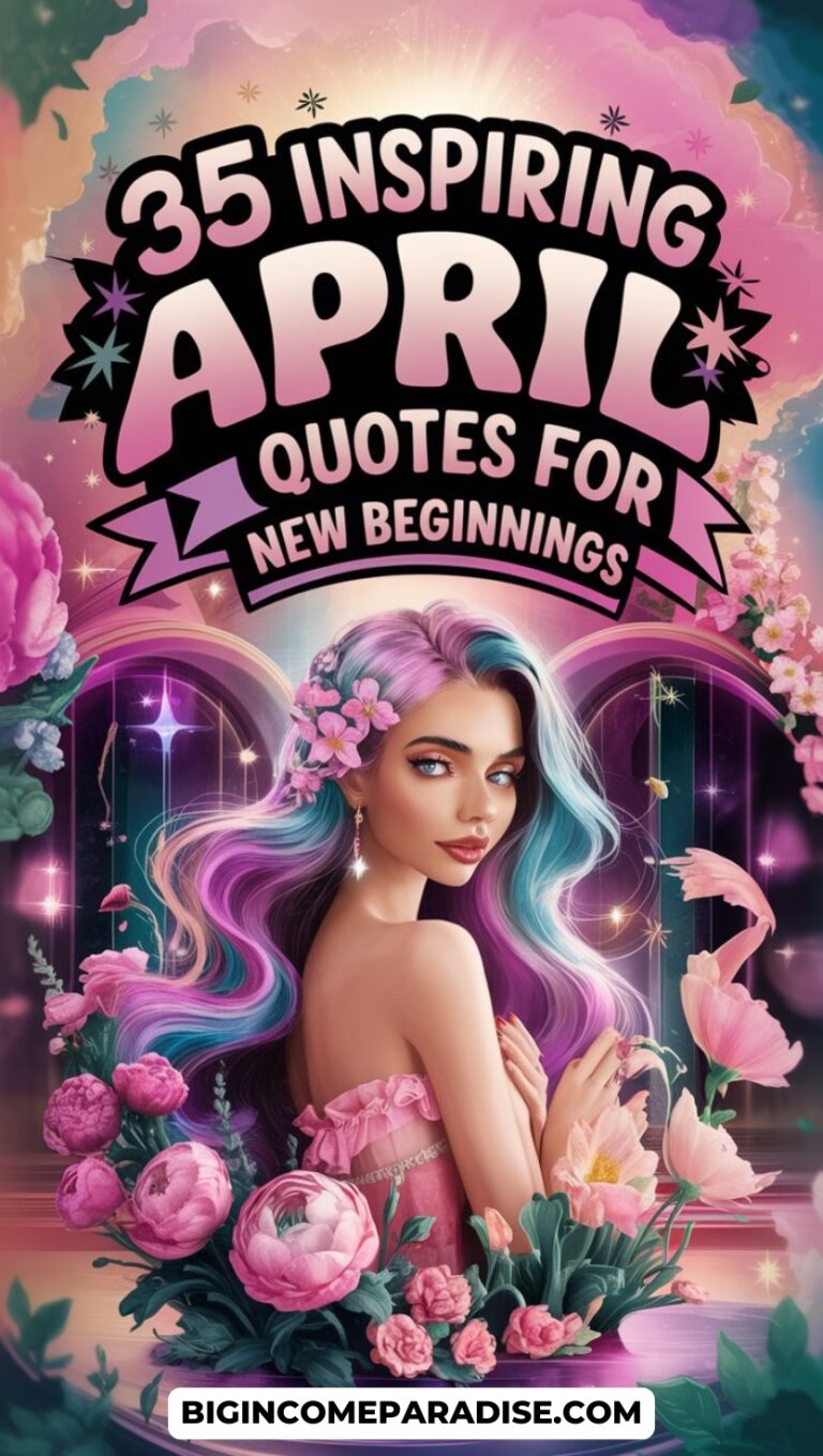35 Inspiring April Quotes To Embrace Change And New Beginnings