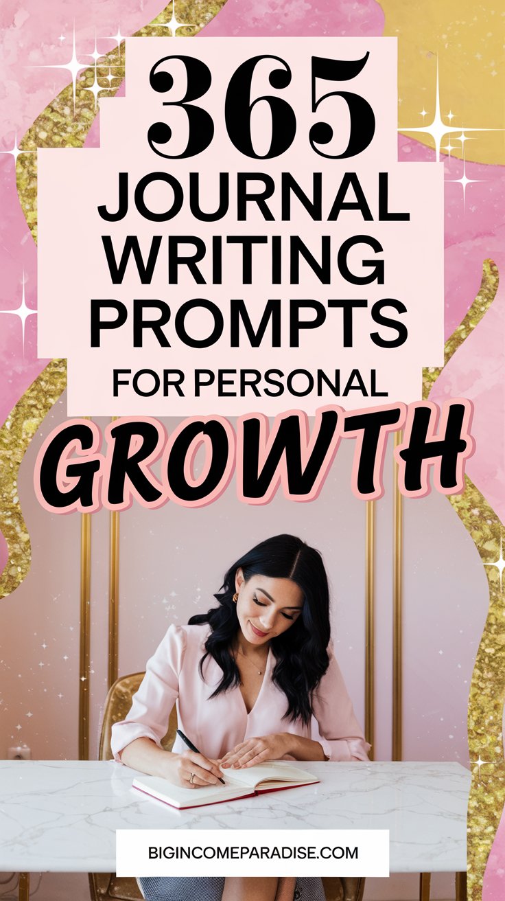 365 Killer Journal Writing Prompts For Personal Growth