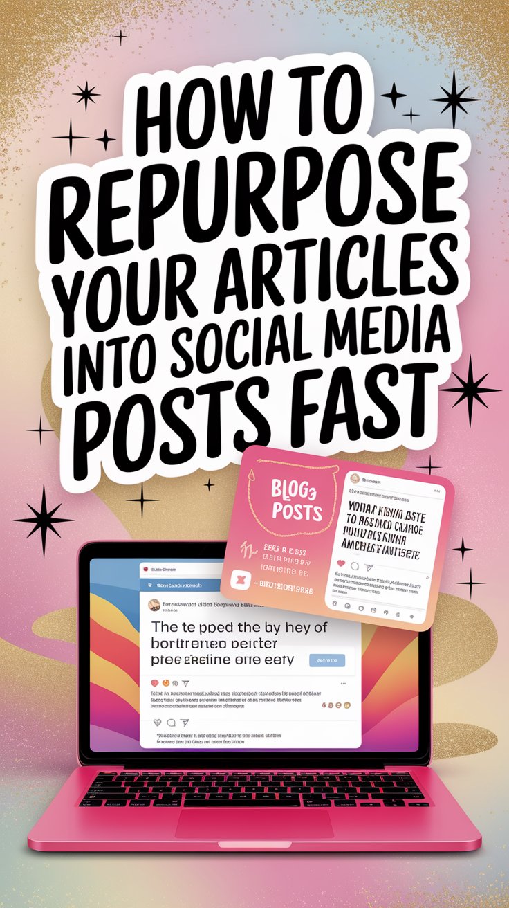 How To Create Social Media Content Out Of Blog Posts (Fast & Easy)