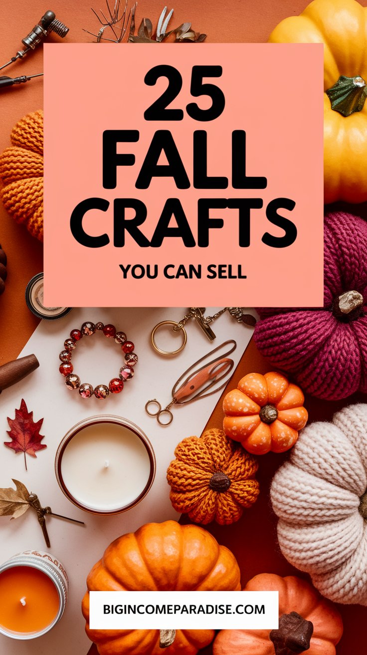 25 Fall Crafts You Can Actually Sell For Profit
