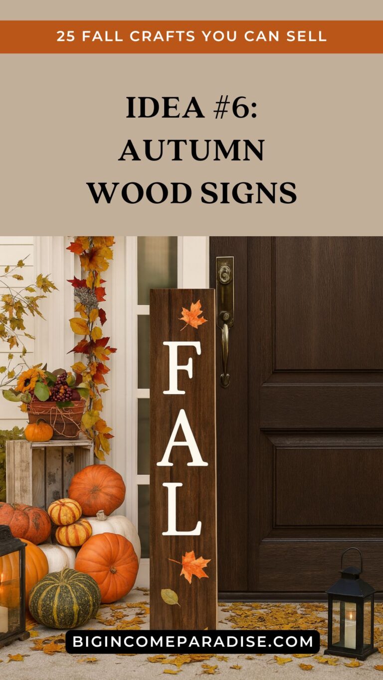 25 Fall Crafts You Can Actually Sell For Profit