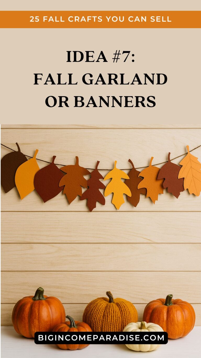 25 Fall Crafts You Can Actually Sell For Profit