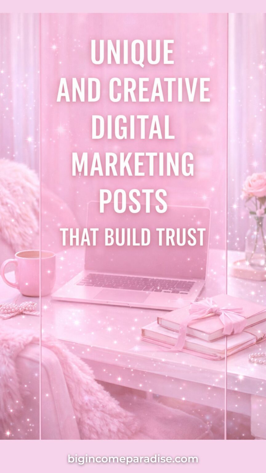 Unique And Creative Digital Marketing Posts That Build Trust