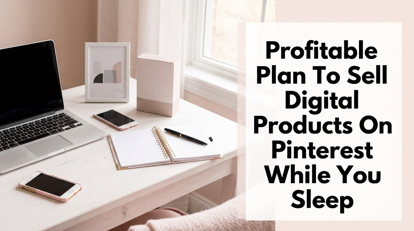 Profitable Plan To Sell Digital Products On Pinterest While You Sleep