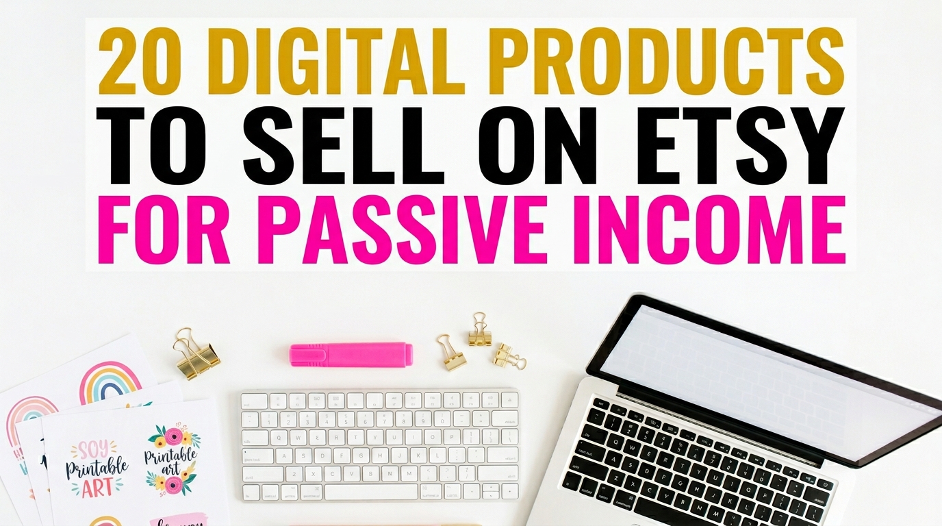 20 Digital Products To Sell On Etsy For Passive Income